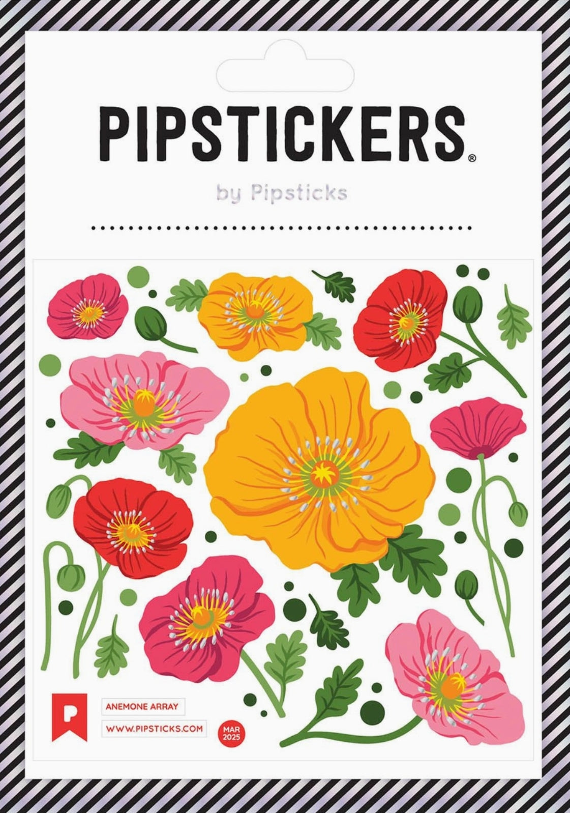 Pipsticks - Peaceful Poppies - Sticker Sheet – Tiffany's Postal Treats