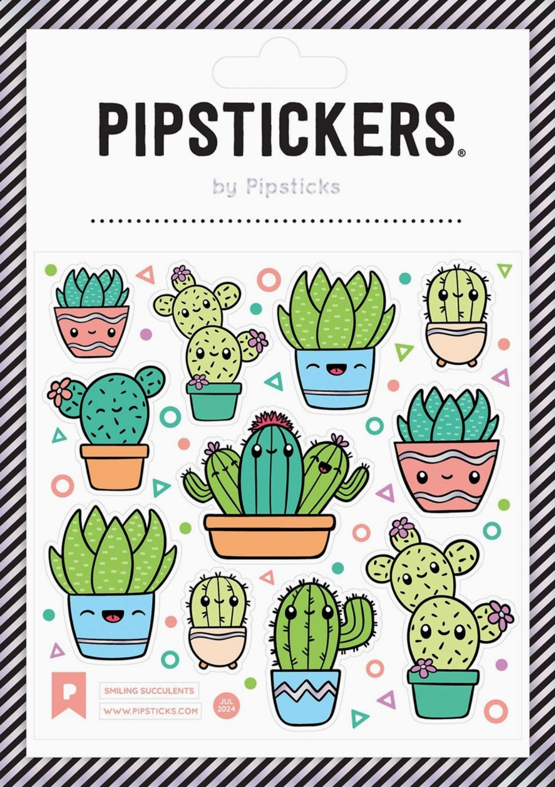 Pipsticks - Smiling Succulents - Cactus - Sticker Sheet – Tiffany's ...