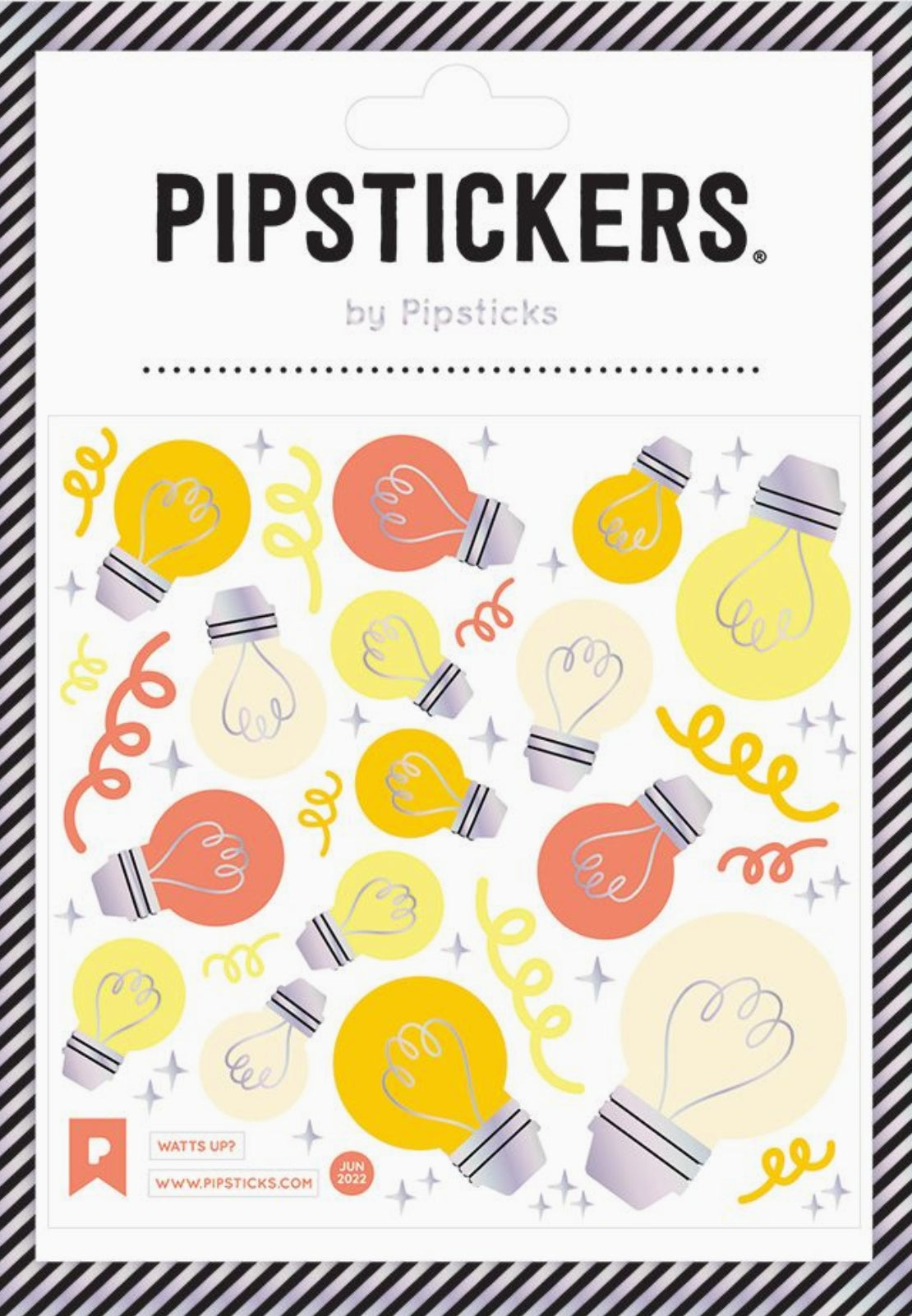 Pipsticks - Watts Up - Sticker Sheet – Tiffany's Postal Treats